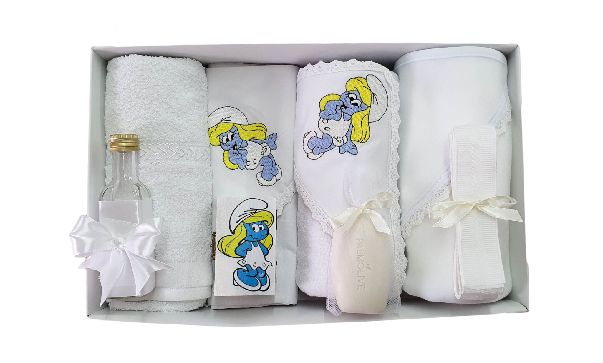 Trusou botez complet, brodat Strumfita - Hainute Trendy